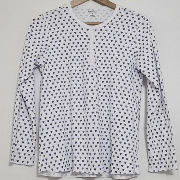 Roller Rabbit | Intimates & Sleepwear | Roller Rabbit Heart Blue Top ...
